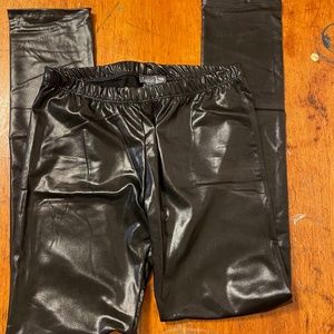 Sakkas | Pants & Jumpsuits | Nwt Footless Liquid Wet Look Shiny ...
